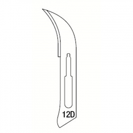 SCALPEL BLADES N.12D – 100 pcs | CORICAMA - Since 1873